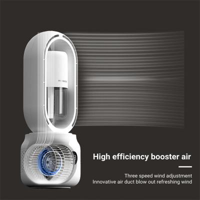 China HOMEFISH 300 ml watertank 2000mah oplaadbare kamervochtigmachine ventilator zonder vent Te koop