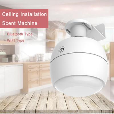 China Scent Machine Aroma Diffuser Wall Mounted Hotel 250ML Aroma Diffuser With Fan Inside For Large Area Hotel Lobby Home Fragrance for sale