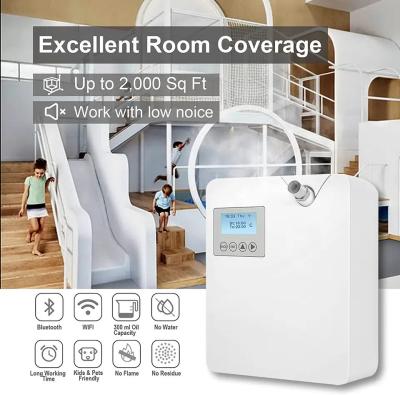China HVAC Scent Air Machine Remote Control 300ML Portable Cold Air Nebulizer Intelligent Scent Diffuser Machine With Bluetooth for sale