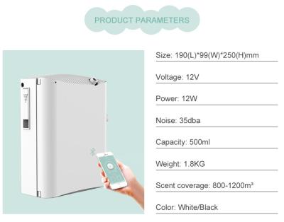 China Nano Atomization WIFI Máquina de Aromaterapia Comercial Inteligente HVAC/AC Timing óleo essencial Máquina de Aromaterapia Automática à venda