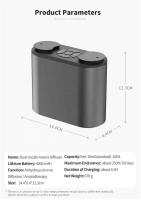 China HOMEFISH Pure Aroma Diffuser Waterless Atomizing 144x64x123mm Dual Nozzle 4000mAh Battery for sale