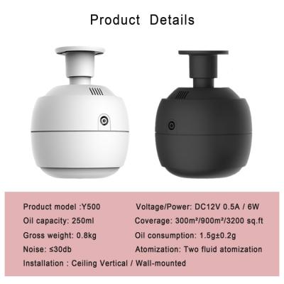 China Nieuw ontwerp plafond geurverspreider machine 250 ml Bluetooth essentiële olieverspreider elektrische geurverspreider voor hotel Te koop