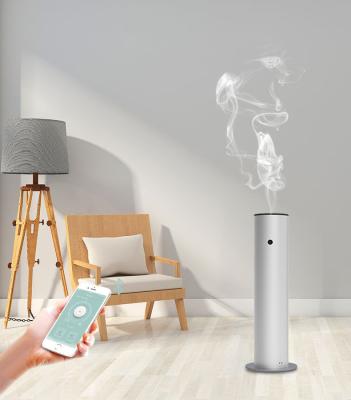 China HOMEFISH Cold Atomizing Pure Oil Fragrance Machine 500ml vloer gemonteerde aroma diffuser WIFI geur diffuser voor hotel lobby Te koop