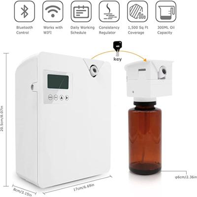 China Smart Große Fläche Öl Duft WiFi Aroma Diffuser 300ml Auto Timer Funktion Duftgerät für Hotel Zuhause Vernebler Atomisierer zu verkaufen