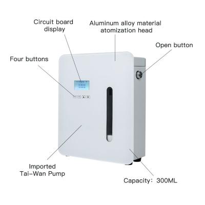 China Smart Aroma Diffuser 300ml Large Area Fragrance Oil Auto Timer Function Fragrant Device Aromatizador for Hotel Home APP Control for sale