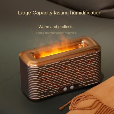 China Flame Aromatherapy Humidifier Nano Mist Quiet Large Capacity Humidification Machine With Atmosphere Light for sale