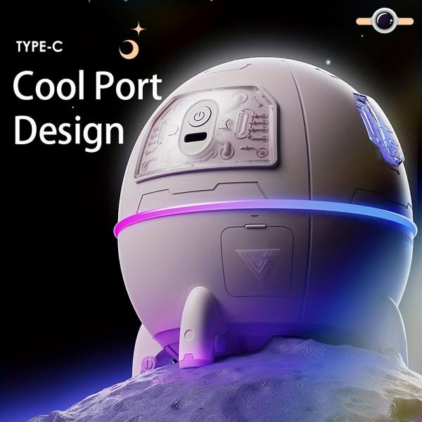 Space Capsule Mini Fog Humidifier For Fresh Air, Suitable For Both Office And Home Use