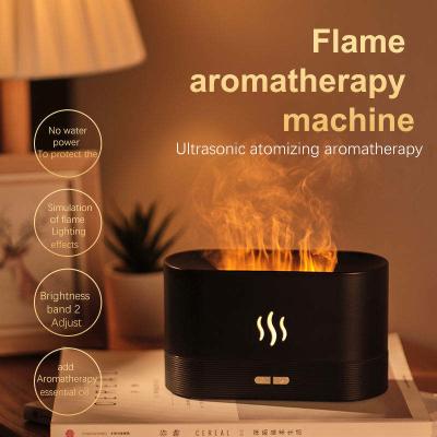 Cina Effetto fiamma Umidificatore aromaterapico Olio essenziale Ultrasuoni Umidificatore muto in vendita