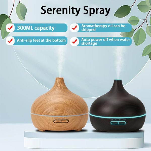 Umidificatore silenzioso a forma di cipolla per l'aromaterapia in camera da letto con sette luci a colori