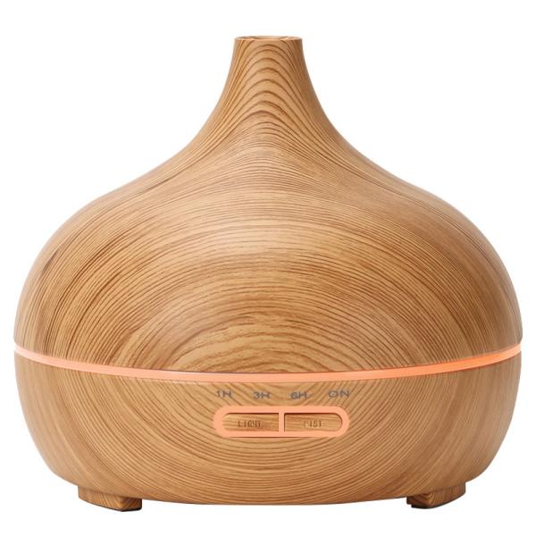 Umidificatore silenzioso a forma di cipolla per l'aromaterapia in camera da letto con sette luci a colori