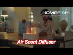 homefish flame humidifier aromatherapy machine 150ml capacity rgb flame effect for bedroom desktop
