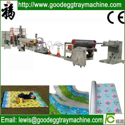 China PE colorful baby crawling mat laminating Machine for sale