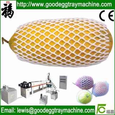 China Physical foaming PE Foam Fruit Net extruding production line for sale