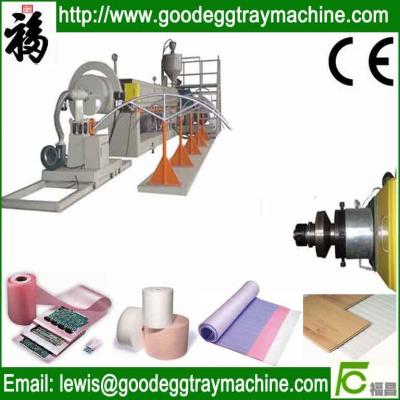 China Floor carpet underlayer EPE Foam Extruder for sale