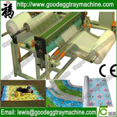 China Clear embossing Polyethylene foam Sheet Coating Machine for sale