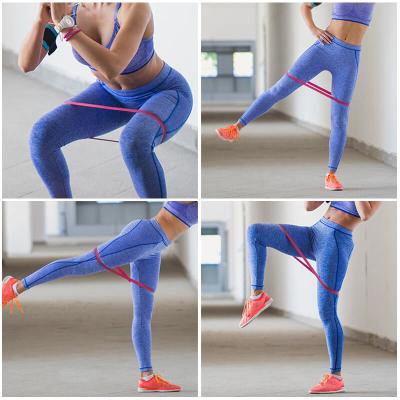 China Training Fitness Gym Exercise Rubber Band , Unisex Pilates Resistance Bands for sale