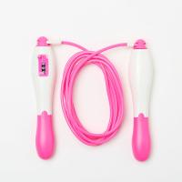 China Length Adjustable Jump Rope , Digital Skipping Rope With Counter / Sponge Handle for sale