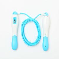 China Length Adjustable Jump Rope , Digital Skipping Rope With Counter / Sponge Handle for sale