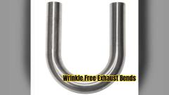Premium 304 Stainless 180 Degree Mandrel Bend Exhaust Tube