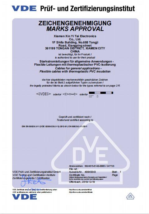 VDE - Xiamen Green Sun Technology Co., Ltd