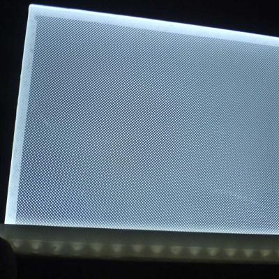 China Acrylic Light Panel For LED Menu Display for sale