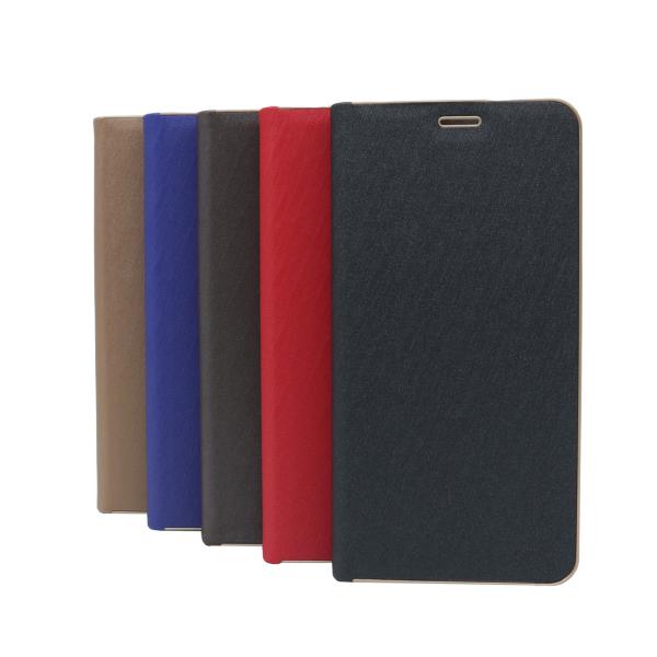 Quality Hard PC Board Flip Wallet Phone Case With Soft Inner Lining Card Slot for sale