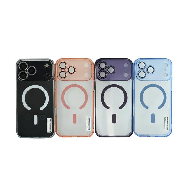 Quality Acrylic TPU MagSafe Phone Case Smooth Customizable Logo for sale