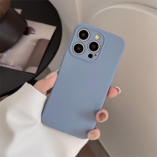 Quality Raised Camera Edges Slim Silicone Phone Case Drop Protection Customizable for sale