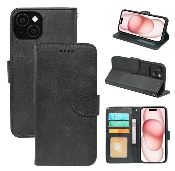 Quality Card Storage Flip Wallet Phone Case Hands Free Vertical Horizontal for Video Conferences for sale