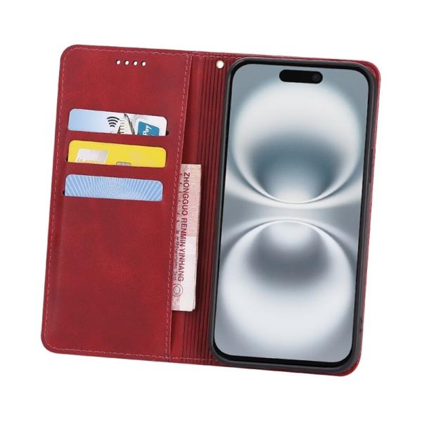 Quality 3 Card Slots Flip Wallet Phone Case Waterproof with Kickstand Function for sale
