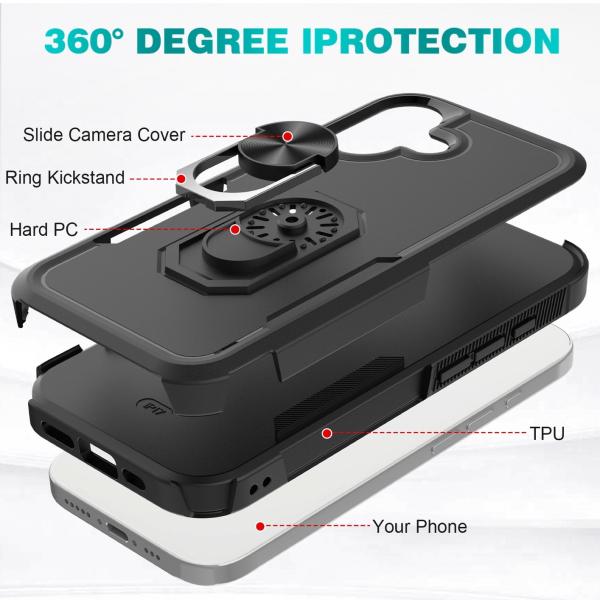 Quality Kickstand TPU Phone Case Drop Protective for Hands Free Phone / Media Viewing for sale
