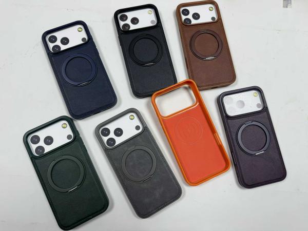 Quality Customized OEM/ODM Service Leather Phone Case With Ring  for sale