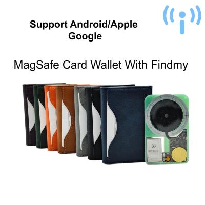 China 6 Cards Magsafe Card Wallet With Built In FINDMY Kickstand Function for sale