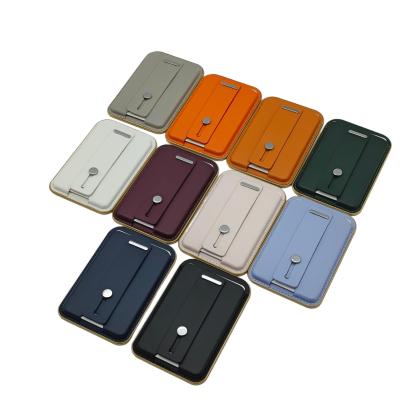 China Travel Slim Magsafe Card Wallet Compact With Kickstand Function for sale