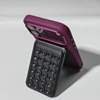 China A-Style Suction Dots Magnetic Card Wallet for sale