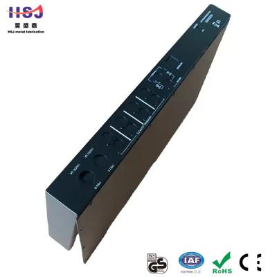 China Oem stamping processing punch sheet metal parts metal enclosures manufacturing powder coating part à venda