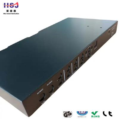 China Oem stamping processing punch sheet metal parts metal enclosures manufacturing powder coating part à venda
