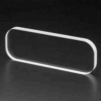China ROHS Rectangular Sapphire Crystal Lenses Al2O3 Sapphire Optical Window for sale