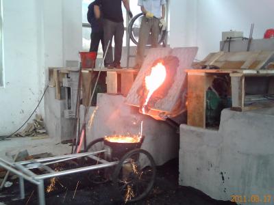 China 550lbs Coreless Induction Furnace For Aluminum , Tin , Nickel Silver Melting 250 KVA for sale