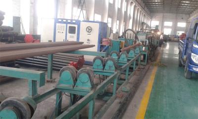 China 145mm Diameter Pipe Medium Frequency Induction Furnace PLC Control for sale
