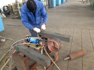 China Industrial Electric Induction Furnace For Steel Bar ,  Induction Forging Furnace for sale