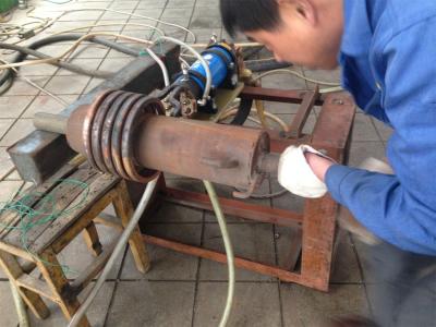 China 380V 50Hz 3P Electric Induction Furnace with IGBT Power Supply , Brass Melting Furnace for sale