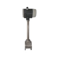 China LPG/hydrogen gas vortex flow meter with bluff body for sale