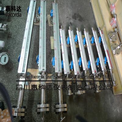 중국 RS485 통신과 4-20mA DC Dn80 자기를 띤 수위 표시기 판매용