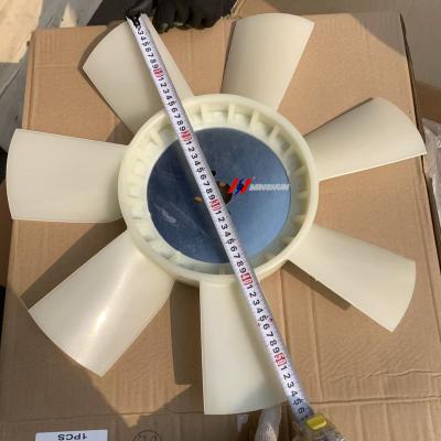 중국 코벨코 120-5 발굴기 4BG1 다른 엔진 부품 엔진 팬 블레이드 550mm 지름 7 블레이드 판매용