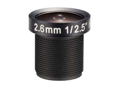 China 1/2.5" 2.6mm F2.0 8Megapixel M12x0.5 Mount 160degree Wide Angle Lens, 2.6mm cctv lens for sale