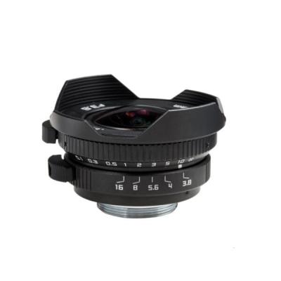 China Macro 4/3 8mm F3.8~F16 C mount Wide Angle Fisheye Lens, Macro 4/3 8mm C mount Mirrorless Camera Lens for sale