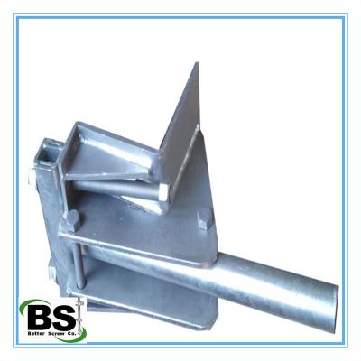 China Hot Dipped Galvanized Steel Underpinning Brackets with High Load Capacity for sale