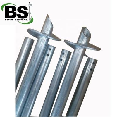 China Galvanized Helical Pier Adapter Helical Screw Piles |  screw piles for sale