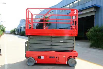 China Hydraulic Aerial Self Propelled Scissor Lift 8m Full Electric Dc Battery for sale